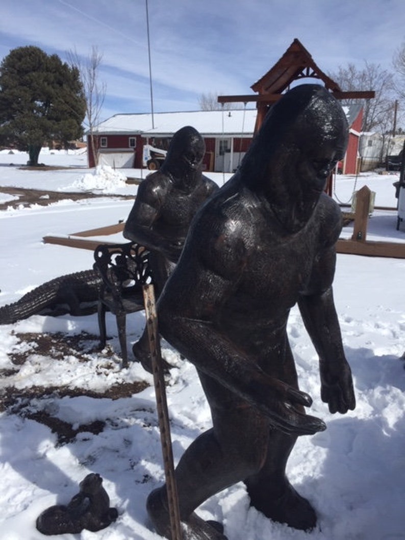 BIGFOOT STATUE SASQUATCH Statue Yeti Statue Life Size | Etsy