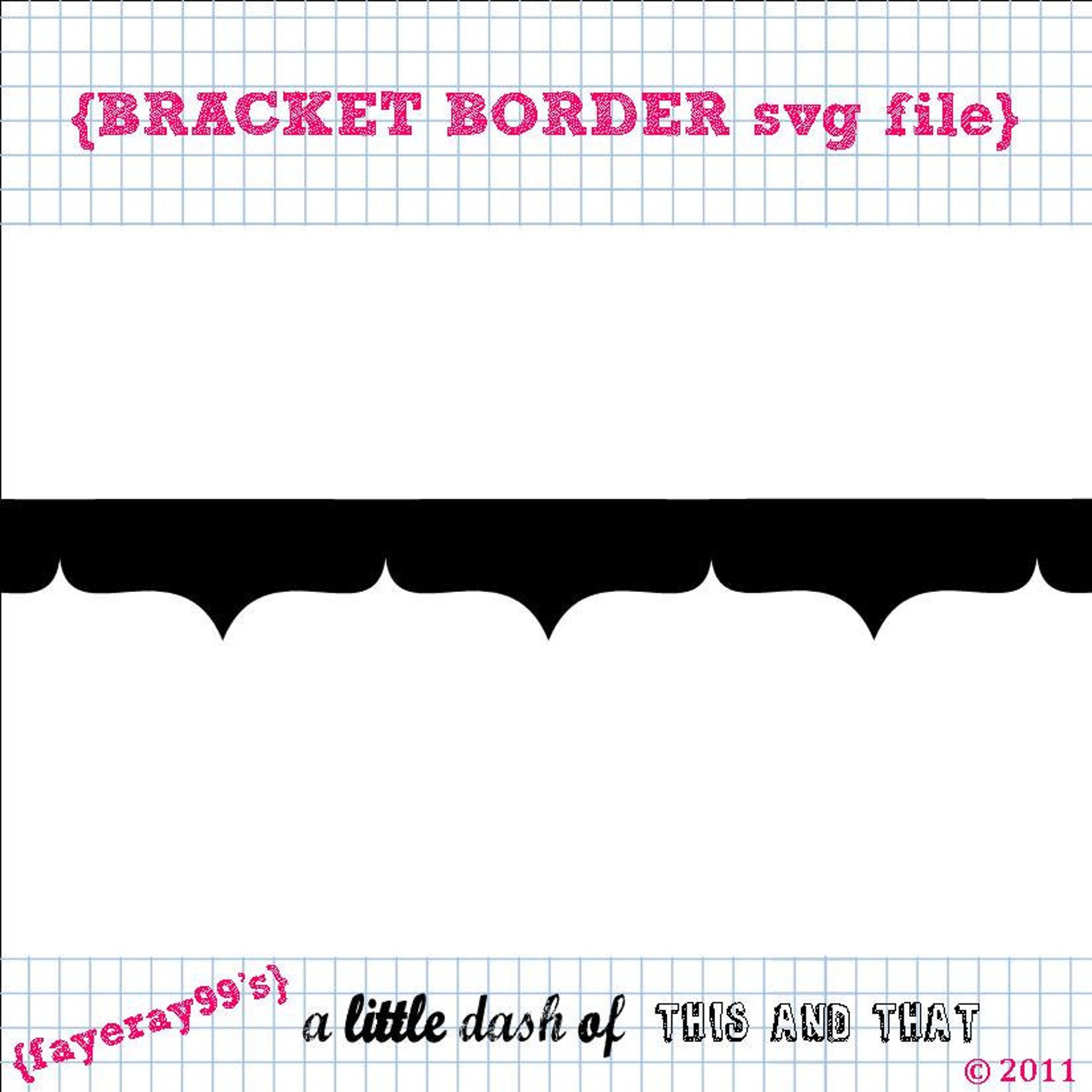 5 Border SVG DXF Set - Etsy