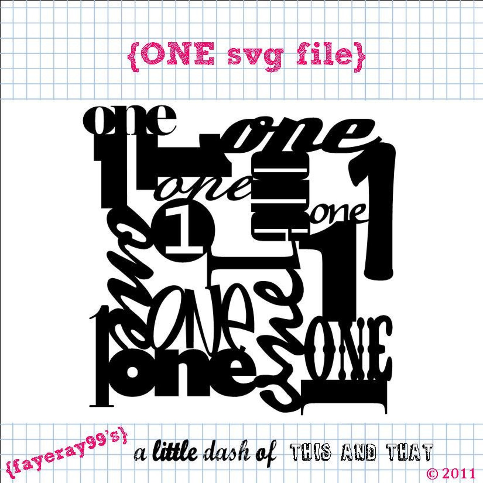 1-10 Number SVG DXF Set - Etsy