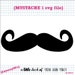 15 Mustache SVG DXF Cut Files - Etsy