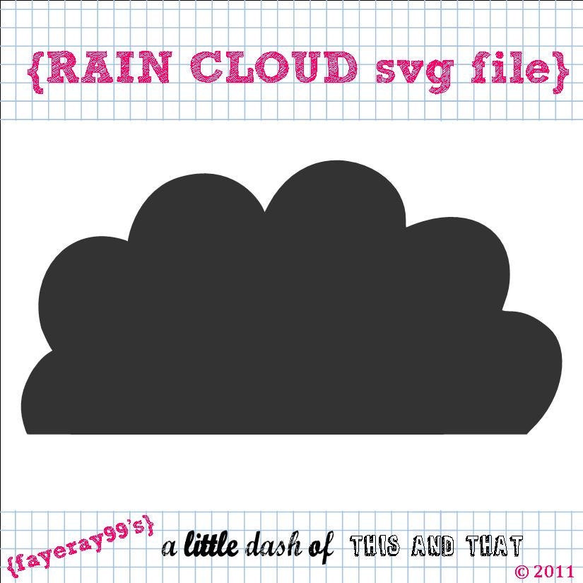 10 Rainy Day SVG DXF Set - Etsy