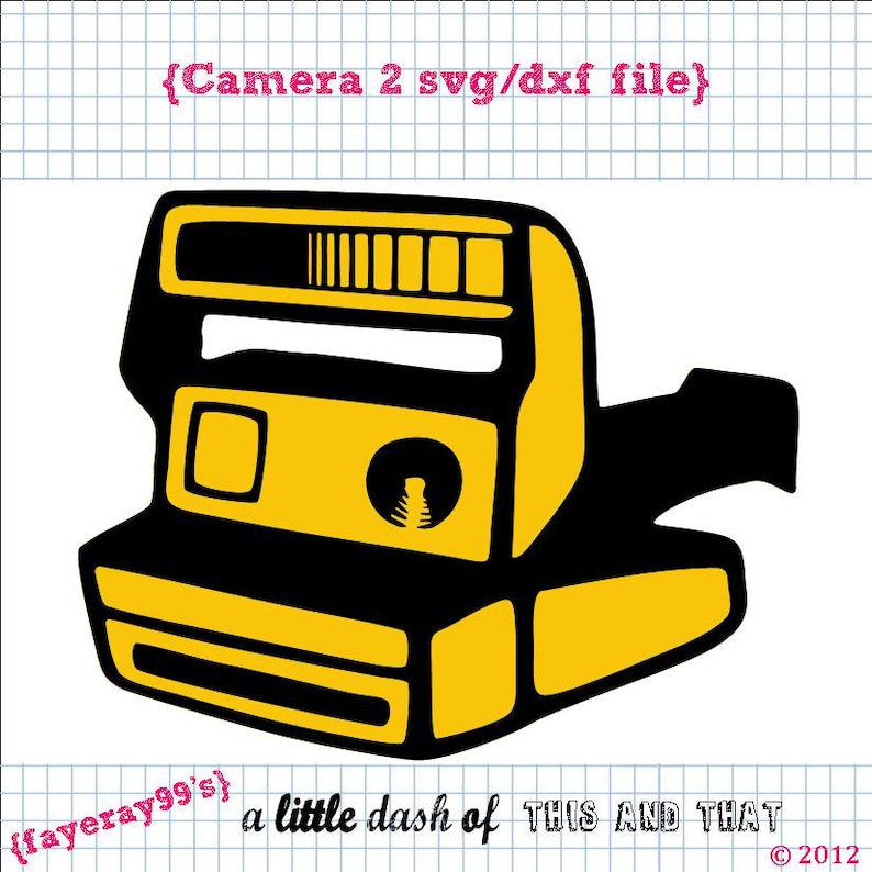 8 Camera SVG DXF Cut Files - Etsy