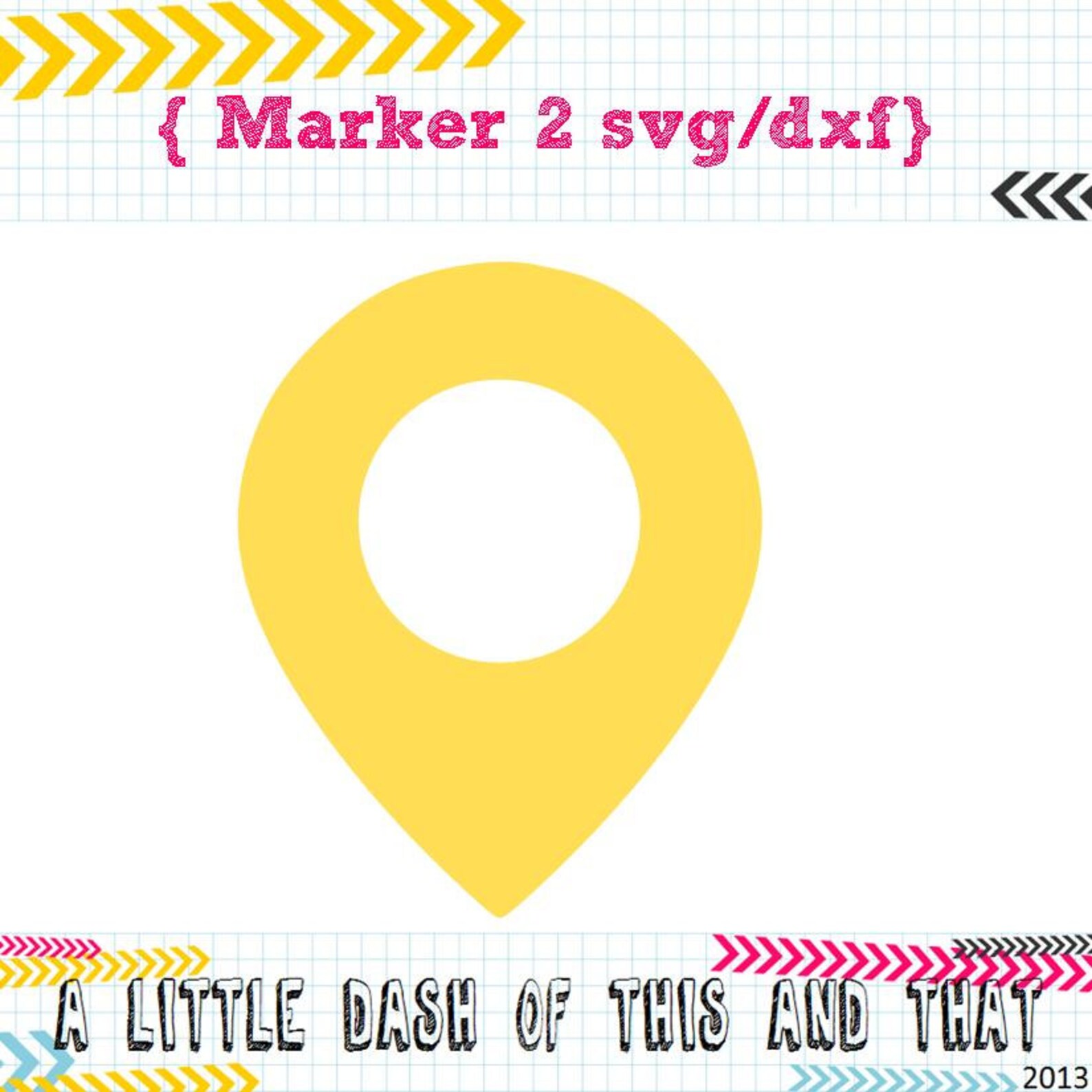 13 Tabs & Markers SVG DXF Cut Files - Etsy