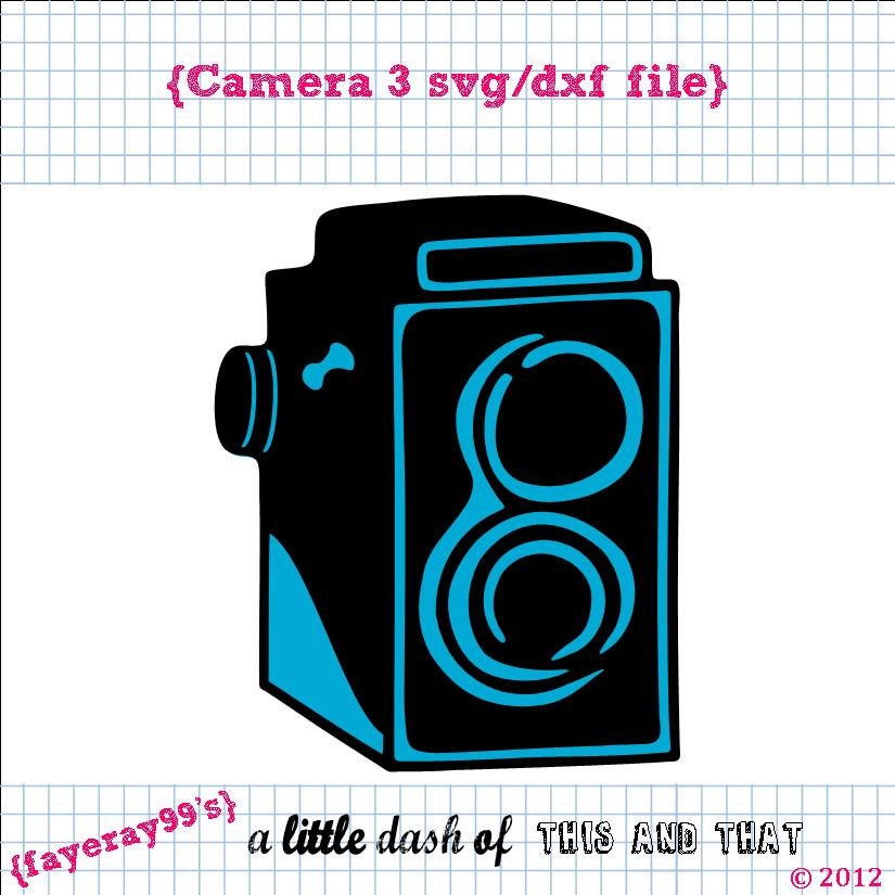 8 Camera SVG DXF Cut Files - Etsy