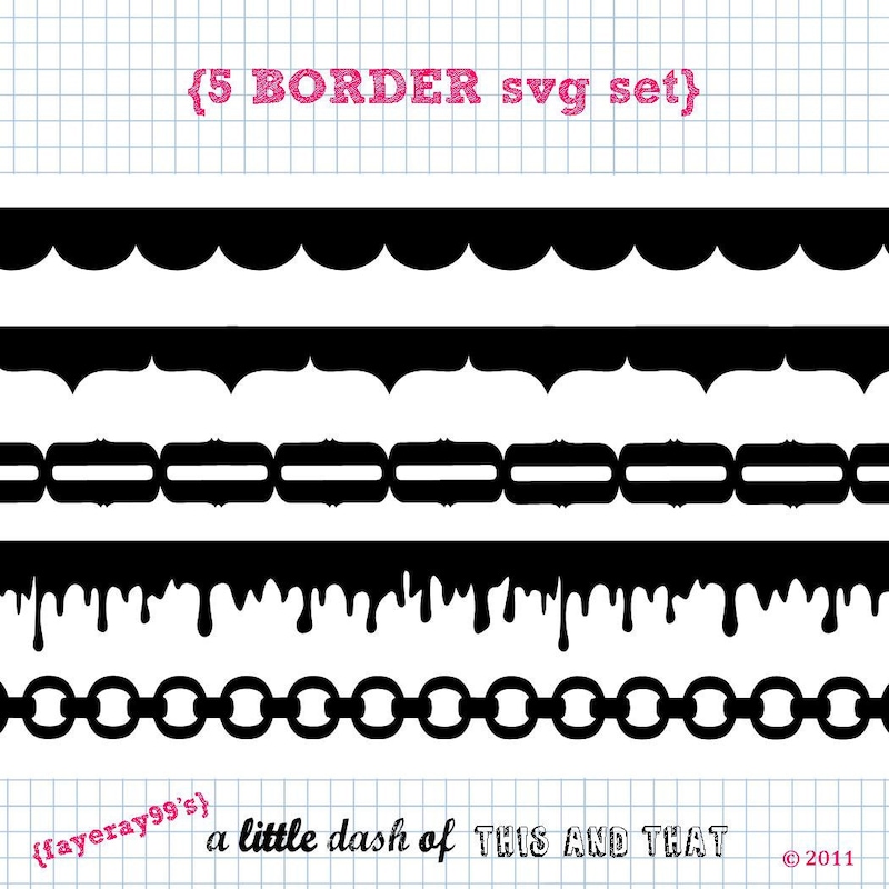 Border Svg - Etsy