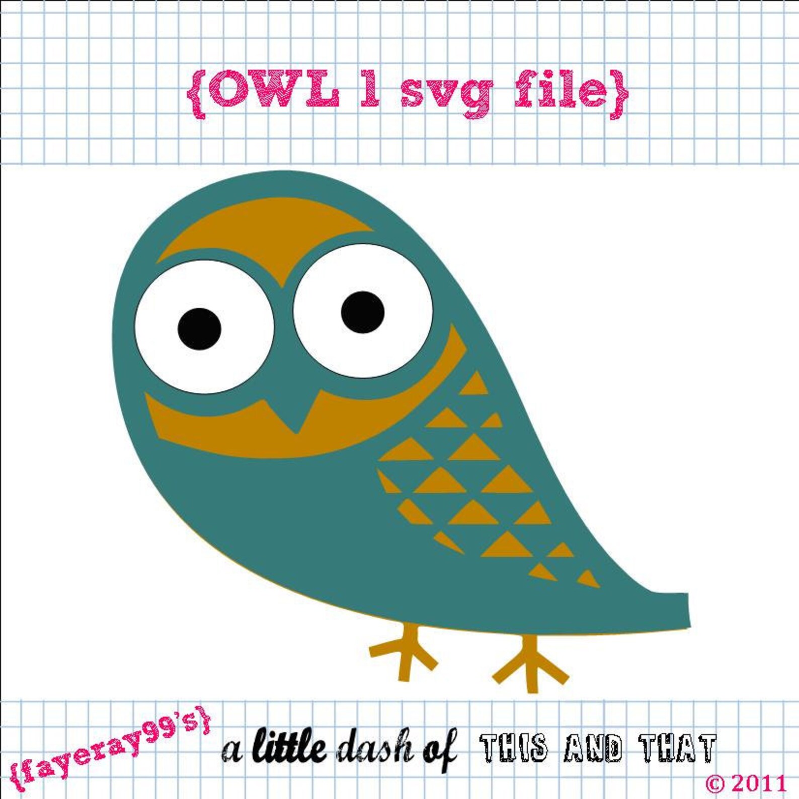 3 Owl SVG DXF Set | Etsy