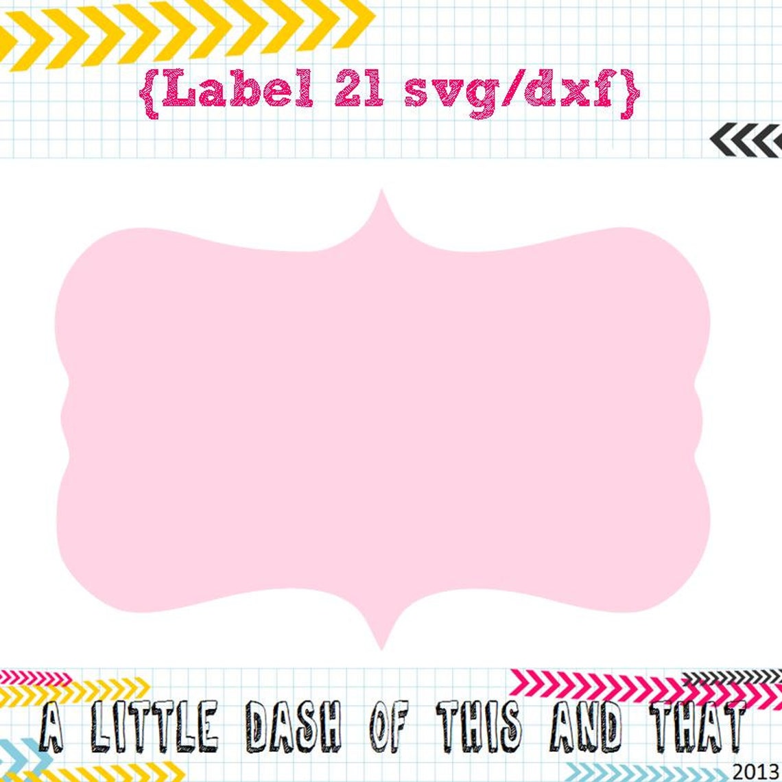 22 Labels SVG DXF Cut Files - Etsy