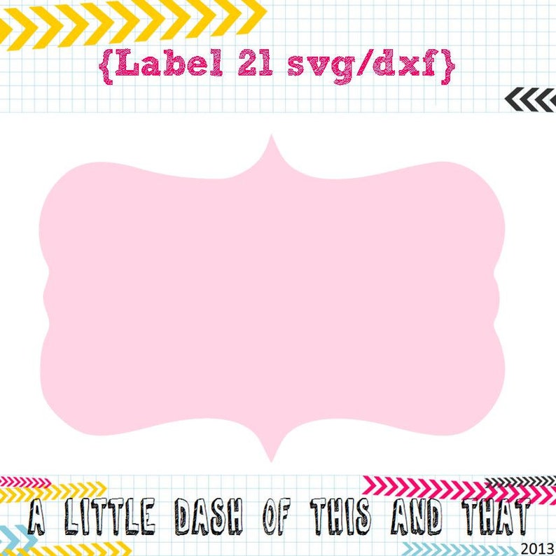 22 Labels SVG DXF Cut Files - Etsy