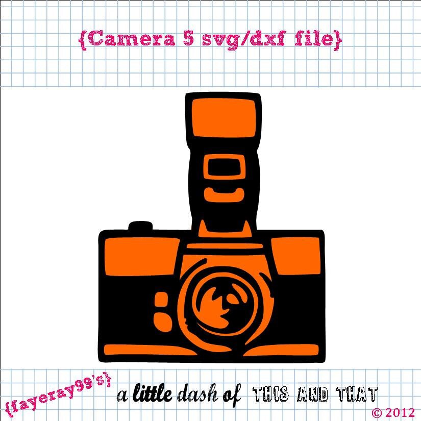 8 Camera SVG DXF Cut Files - Etsy