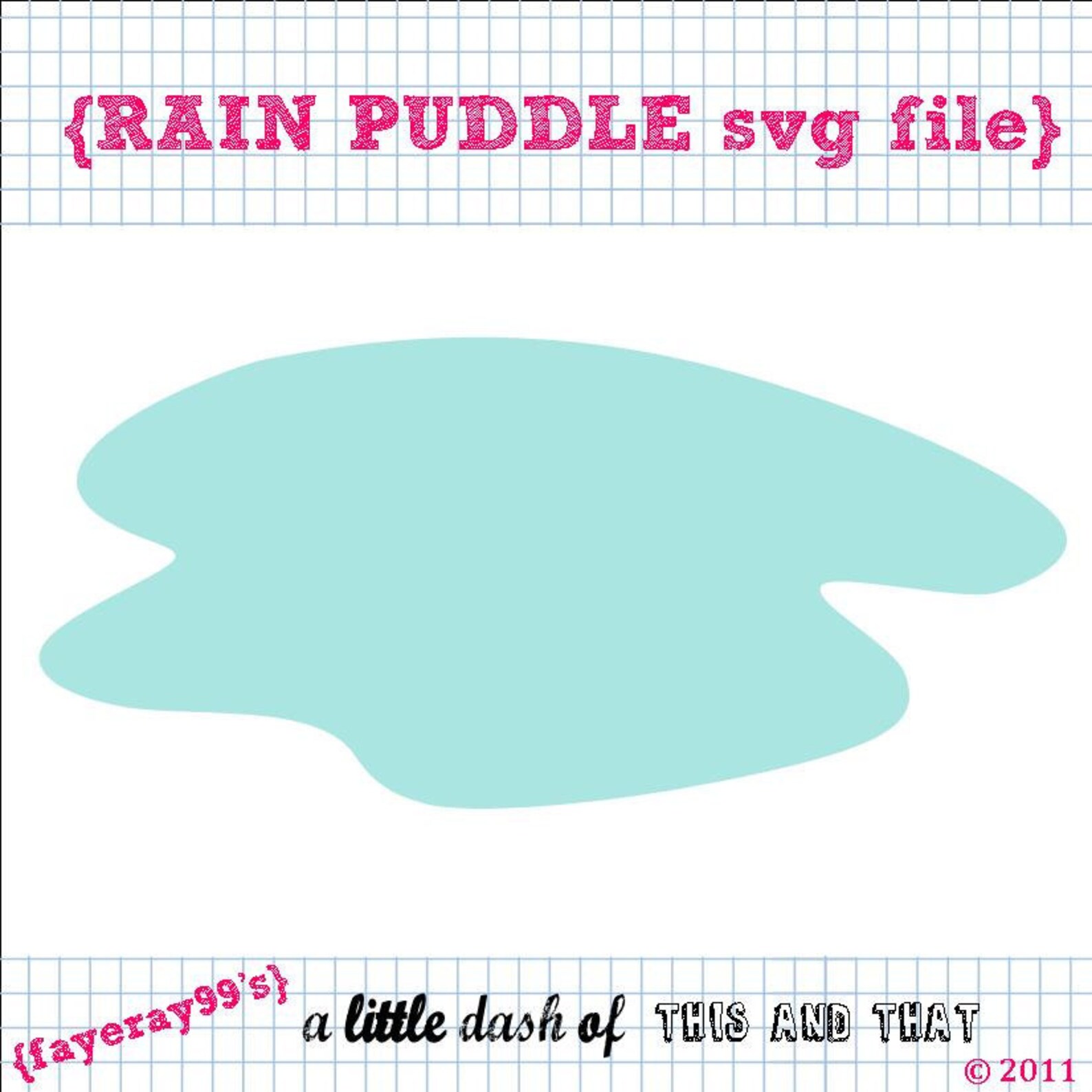 10 Rainy Day SVG DXF Set - Etsy
