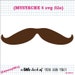 15 Mustache SVG DXF Cut Files - Etsy