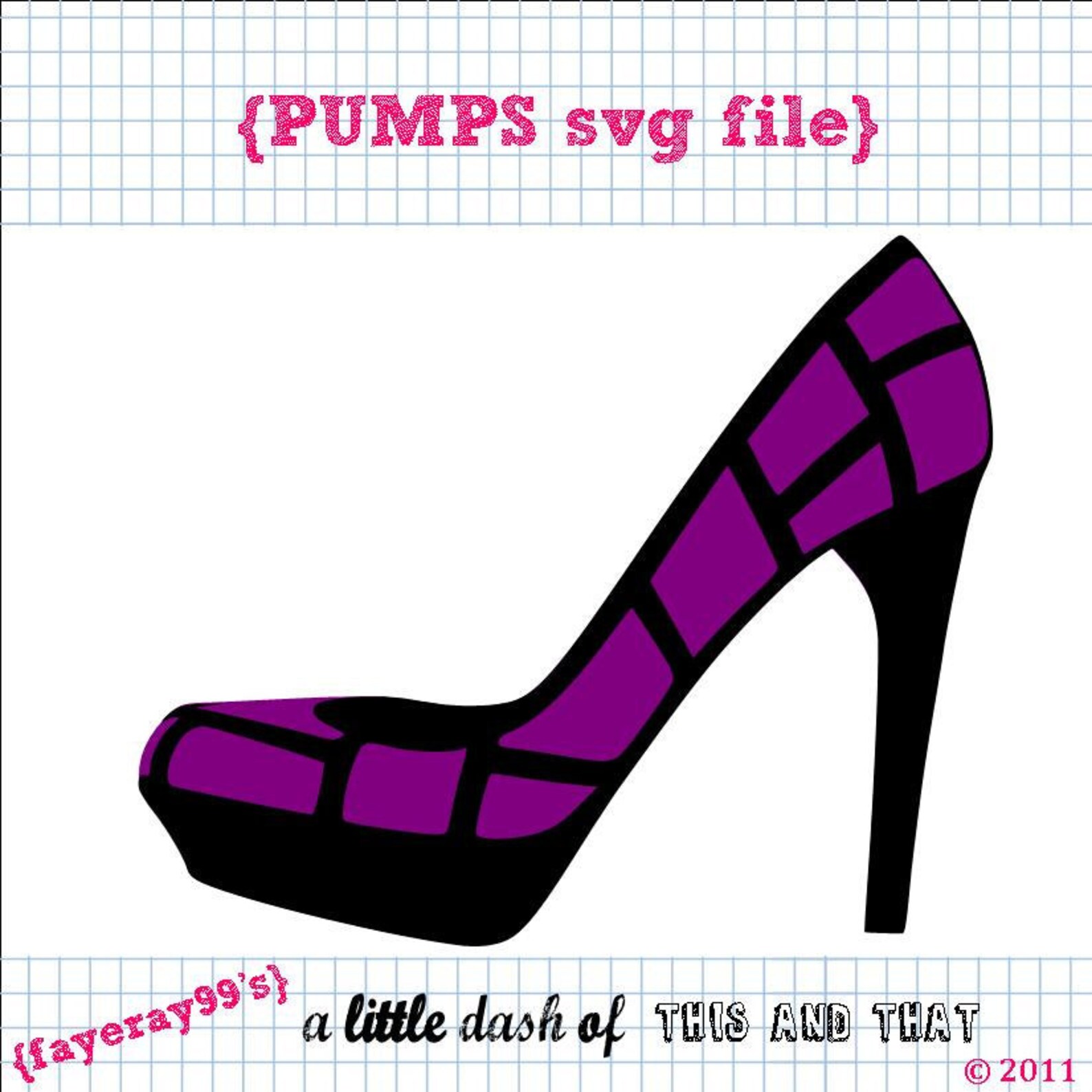 4 Shoe SVG DXF Set - Etsy