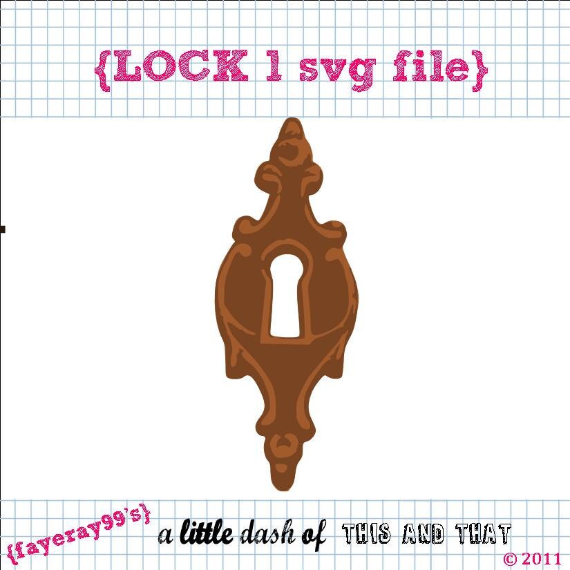 9 Lock and Key SVG DXF Set - Etsy