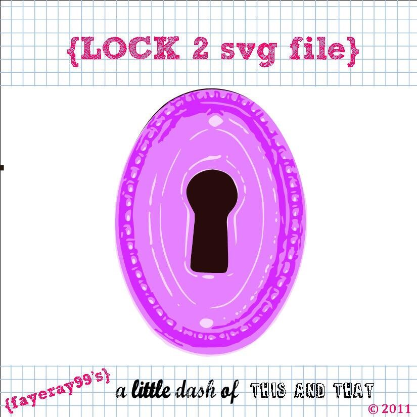 9 Lock and Key SVG DXF Set - Etsy