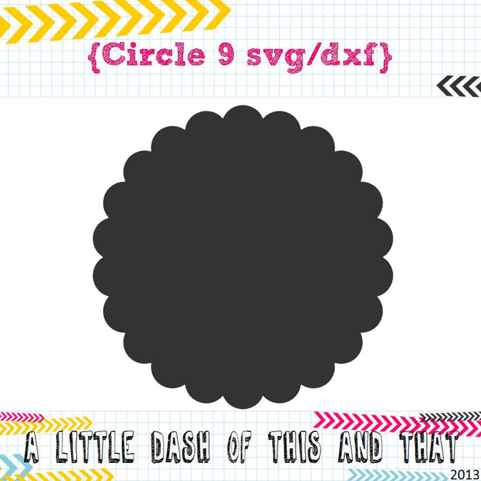 15 Circles SVG DXF Cut Files - Etsy