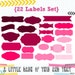 22 Labels SVG DXF Cut Files - Etsy