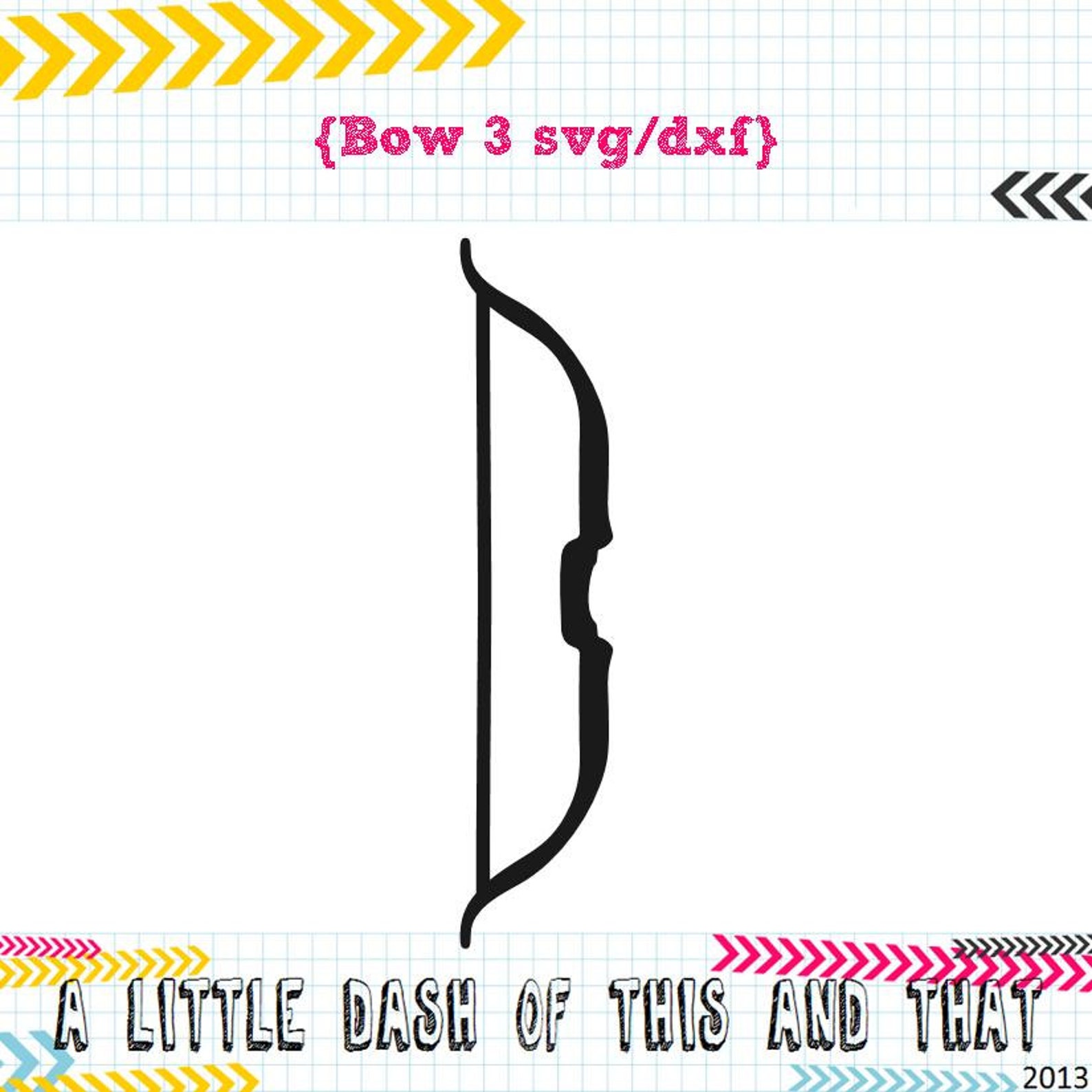 14 Bow and Arrow SVG DXF Cut Files - Etsy