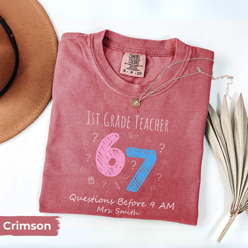 Funny 1st Grade Matching 1st Grade Teacher 67 Questions Before 9 Am ...