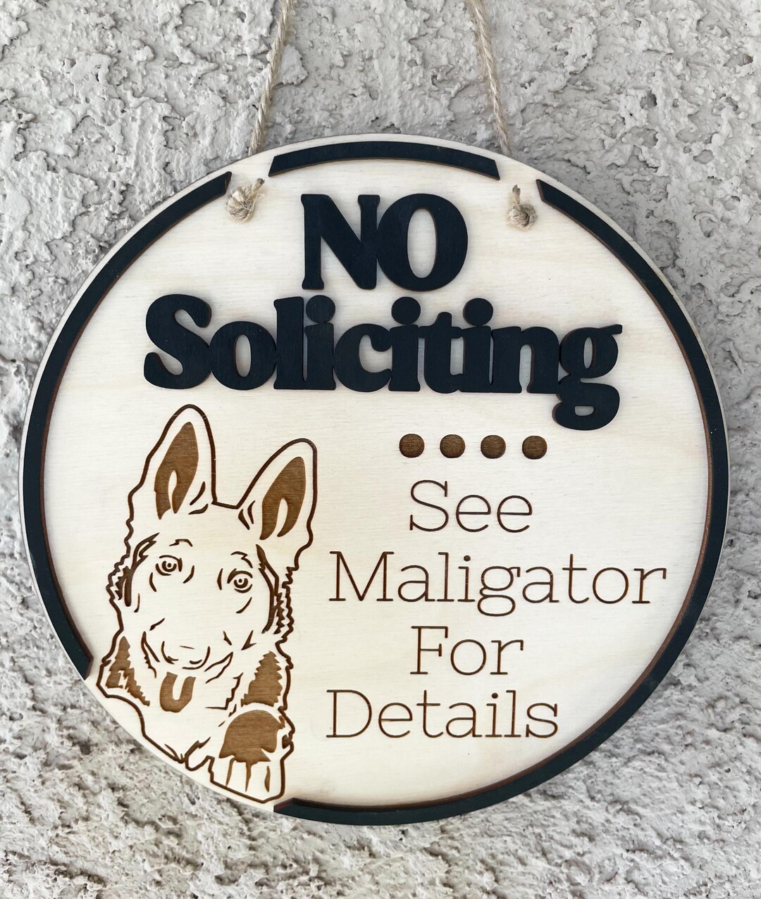 Maligator No Soliciting Sign, See Maligator for Details, Gift for ...