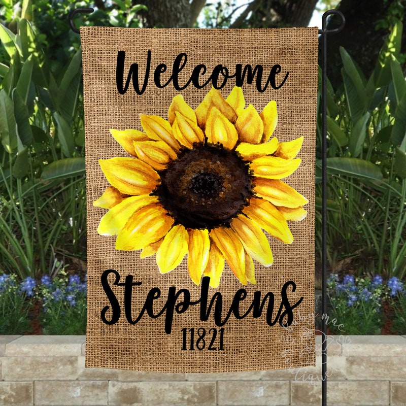 Burlap Sunflowers - Etsy