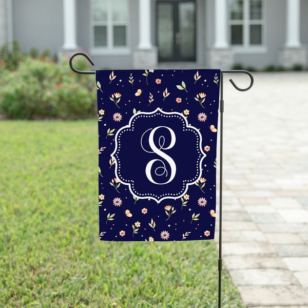 Monogram Garden Flag - Etsy
