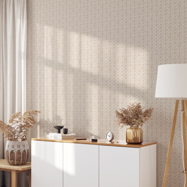 Rattan Wallpaper - Etsy