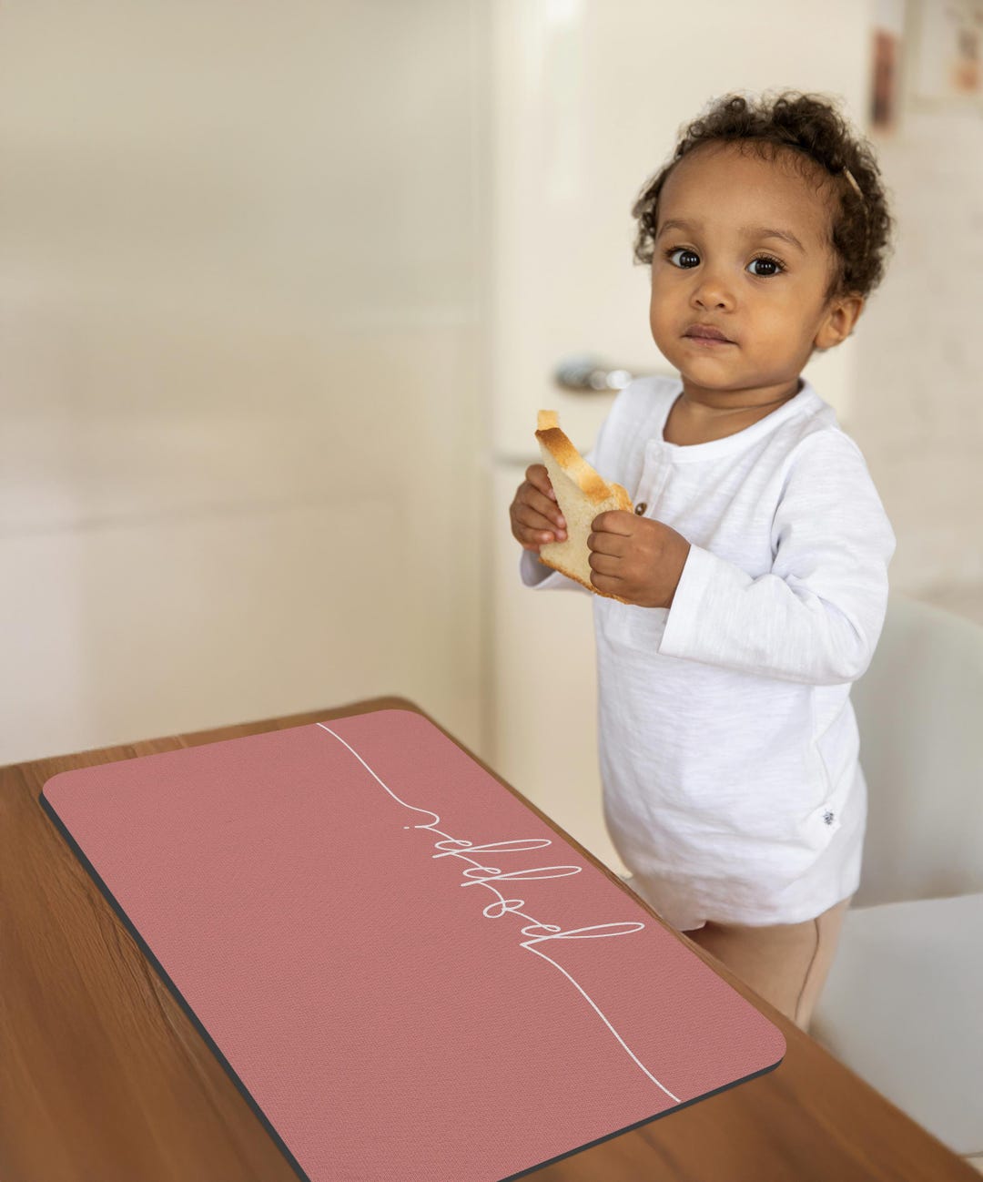 Child Placemat, Customize Colors and Font, Child Toddler High Chair ...