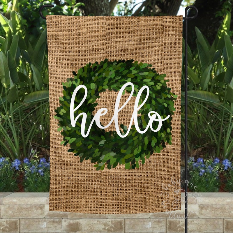 Burlap Flags - Etsy