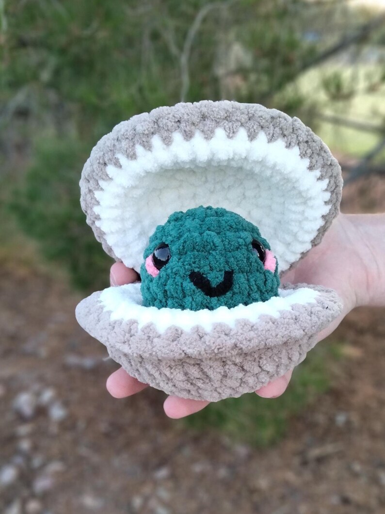 Crochet Clam Plush - Clam Doll - Etsy