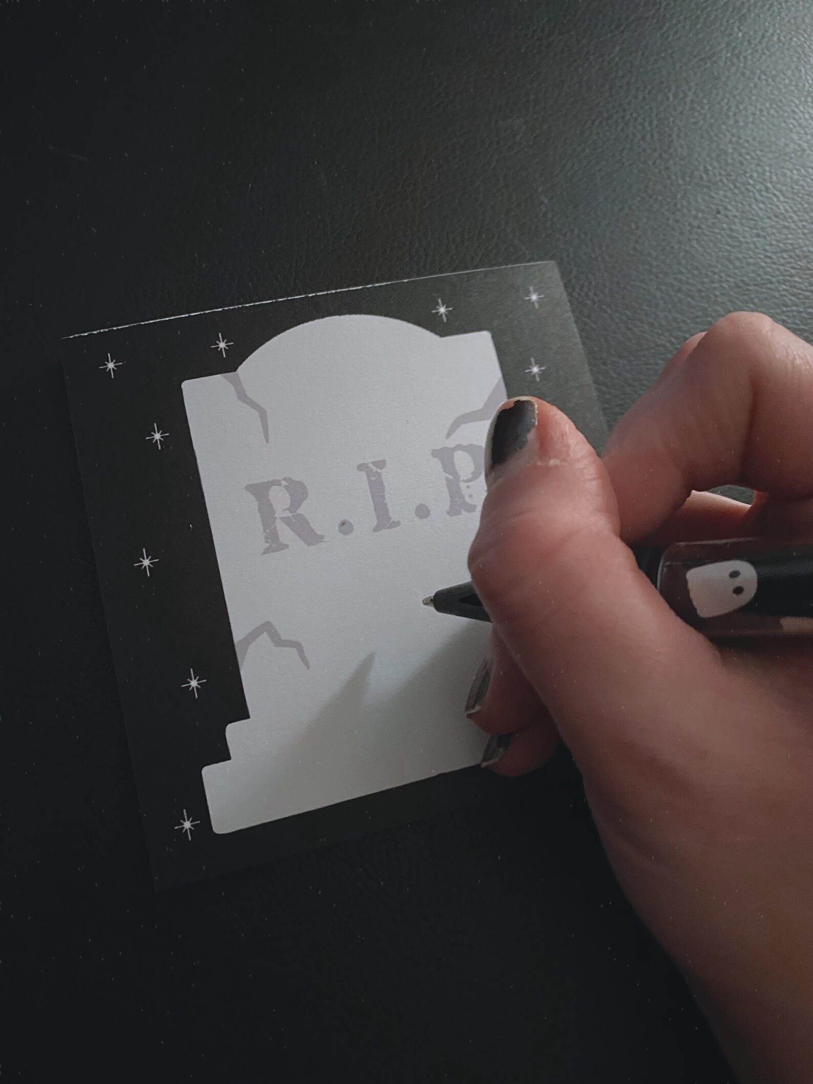 Goth Memo Pad Set | Goth Stationery, Dark Academia Stationery ...