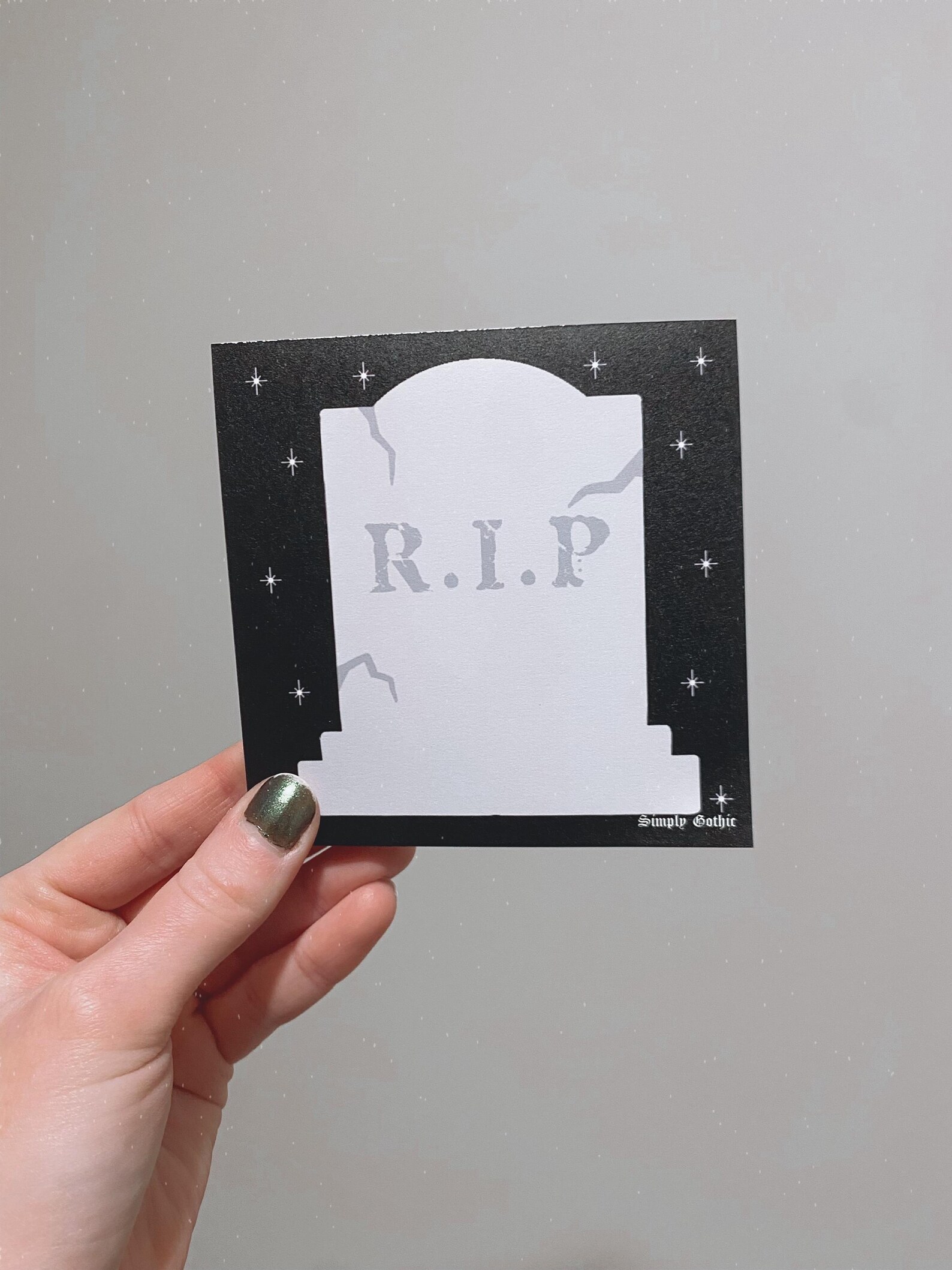 Goth Memo Pad Set | Goth Stationery, Dark Academia Stationery ...