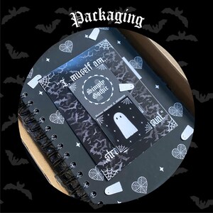 Goth Memo Pad Set | Goth Stationery, Dark Academia Stationery ...