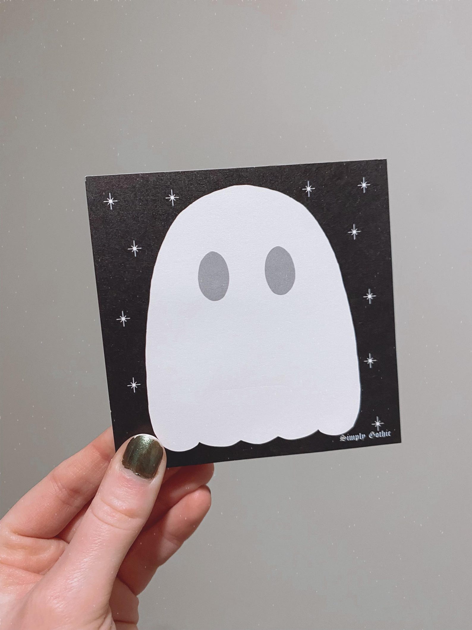 Goth Memo Pad Set | Goth Stationery, Dark Academia Stationery ...