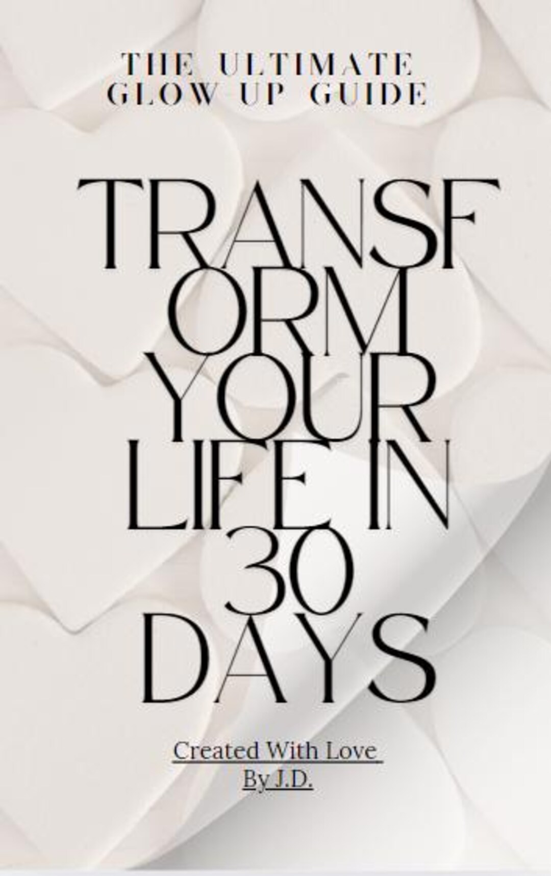 The Ultimate Glow-up Guide Transform Your Life in 30 Days - Etsy