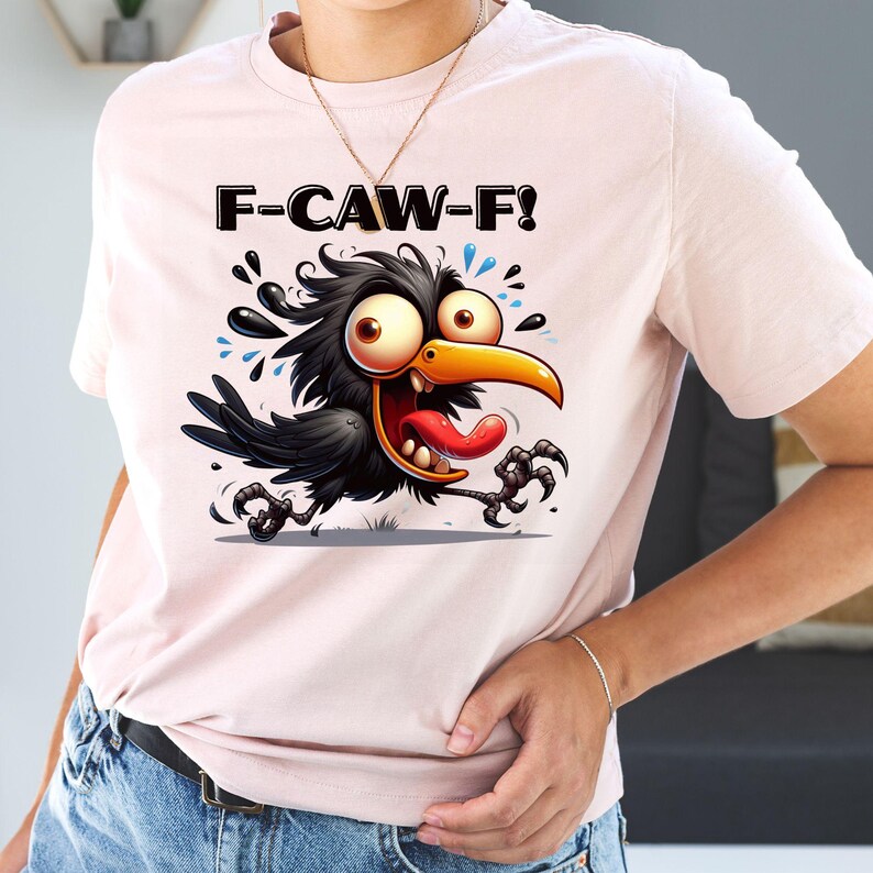 120 F-CAW-F Crow PNG Bundle, Crazy Crow Collection, Funny Crow Clipart ...