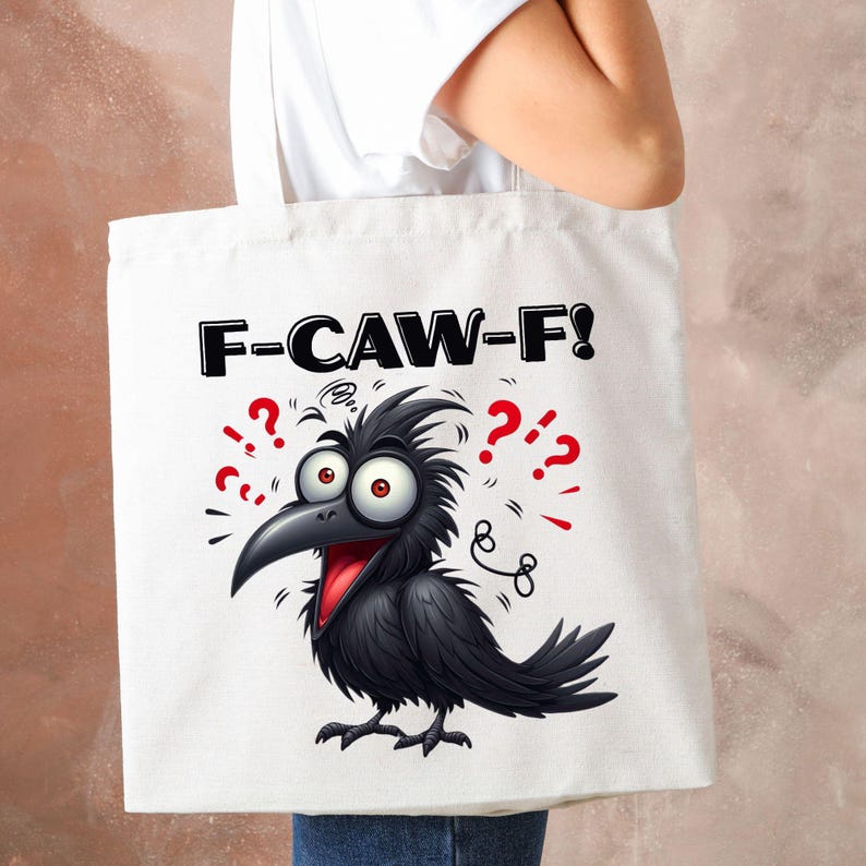 120 F-CAW-F Crow PNG Bundle, Crazy Crow Collection, Funny Crow Clipart ...