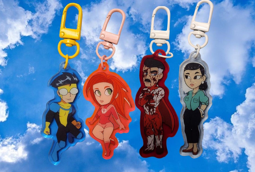 Invincible Keychains - Etsy