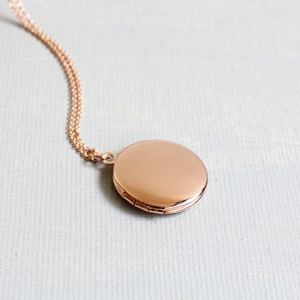 Simple Gold Locket - Etsy