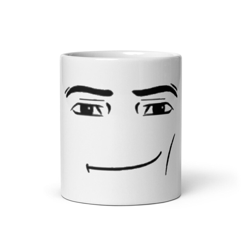 Roblox Man Face Mug - Etsy
