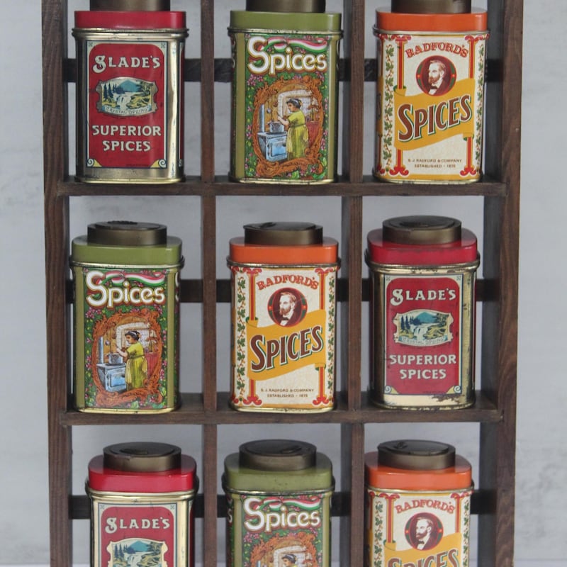 Vintage Spice Rack - Etsy