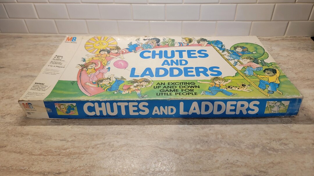 Vintage Chutes and Ladders Board Game, Chutes and Ladders, Family Game ...
