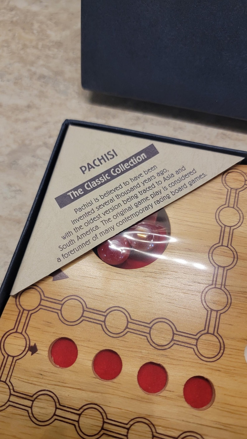 Pachisi Wooden Board Game, the Classic Collection, Pachisi Board Game ...