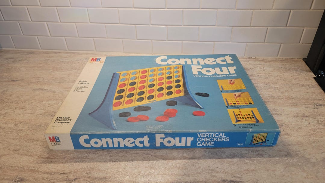 Vintage Connect Four, Connect 4, Retro Connect Four, Family Fun Night ...