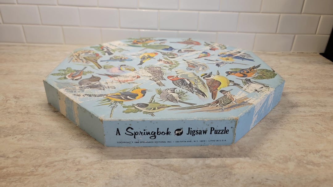 Vintage Springbok 500 Piece Western Bird Jigsaw Puzzle, Vintage ...