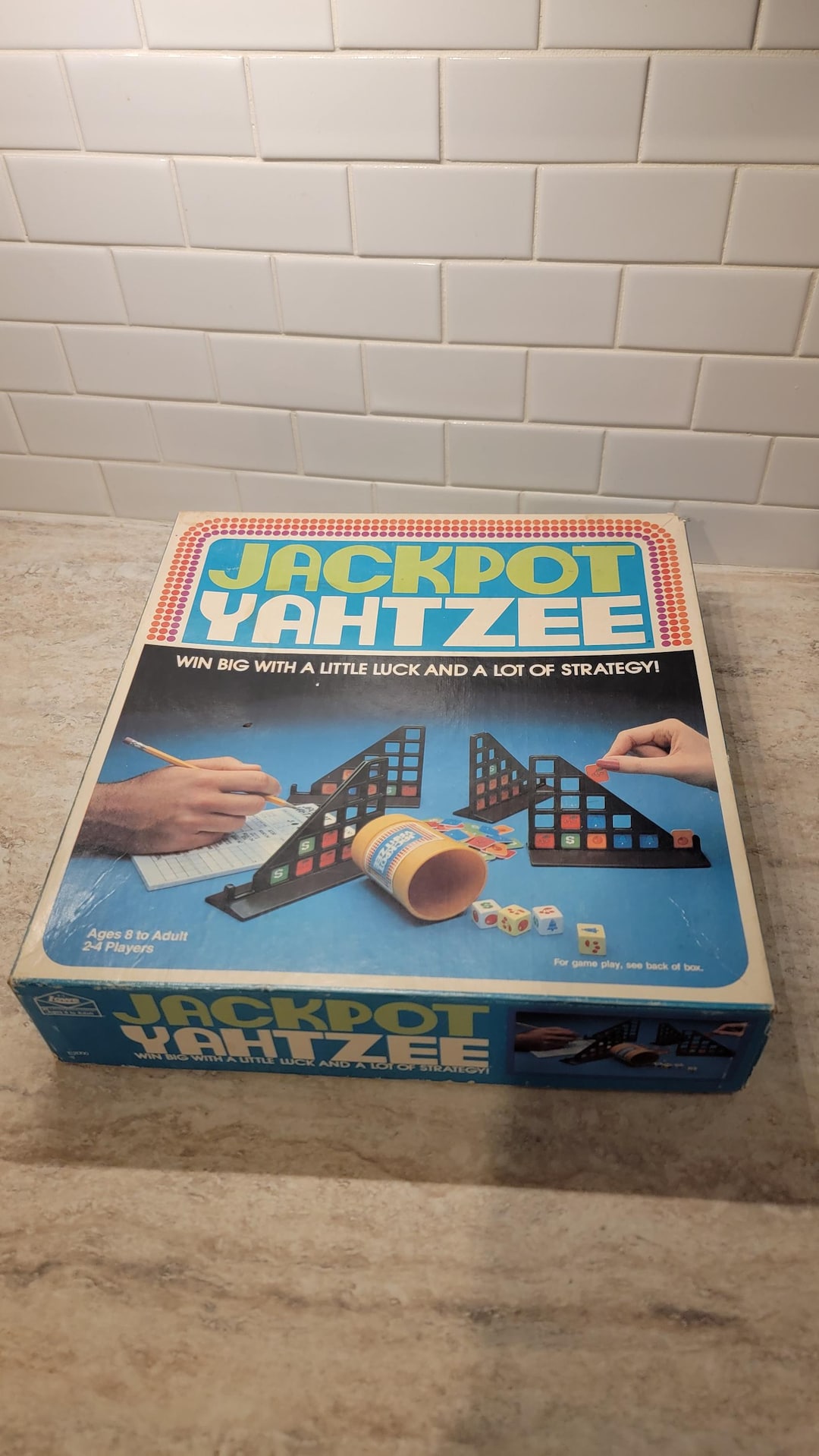 Vintage Yahtzee Board Game, Vintage Jackpot Yahtzee, 1980s Yahtzee ...