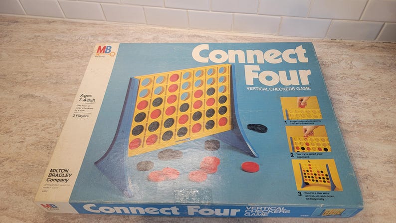 Vintage Connect Four, Connect 4, Retro Connect Four, Family Fun Night ...