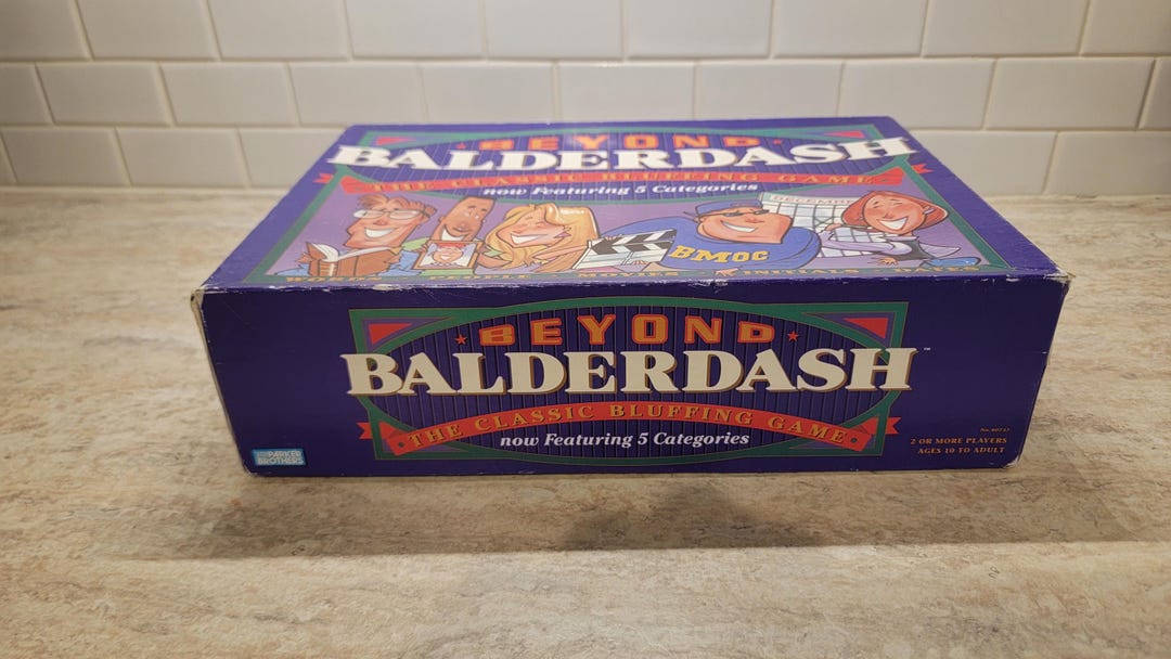Vintage 90s Beyond Balderdash Board Game in Mint Shape, New Old Stock ...