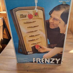 Vintage 1974 Marx Frenzy Table Top Pinball Arcade Flipper Game ...