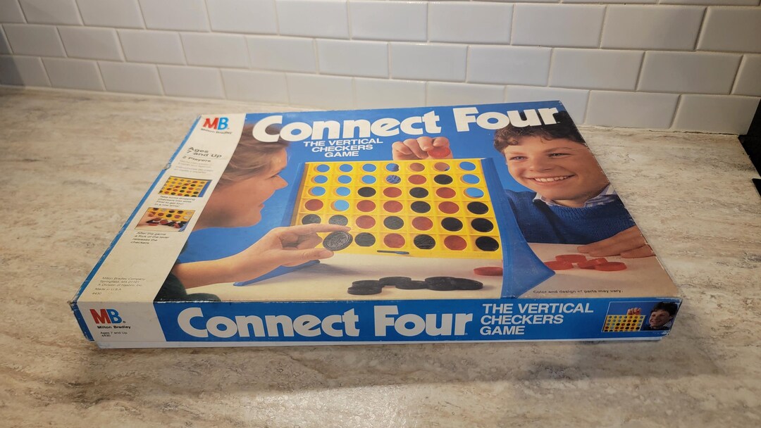 Vintage 1990s Connect Four Board Game, Family Game Night, Connect Four ...