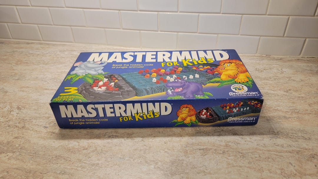 Vintage Mastermind for Kids Board Game, Break the Hidden Code for ...